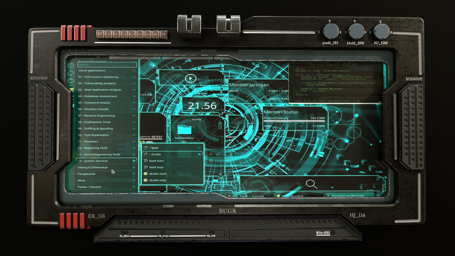 ArtStation - control panel screen - scifi panel Vol 01 3D model | Game ...