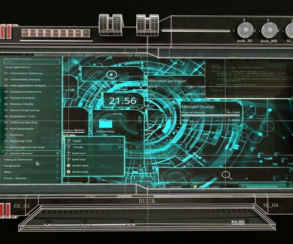 ArtStation - control panel screen - scifi panel Vol 01 3D model | Game ...