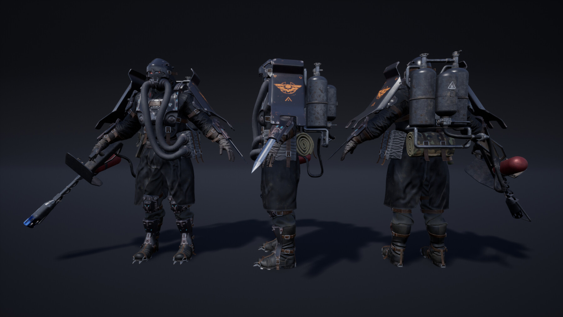 ArtStation - Dystopia Soldier 02 | Game Assets