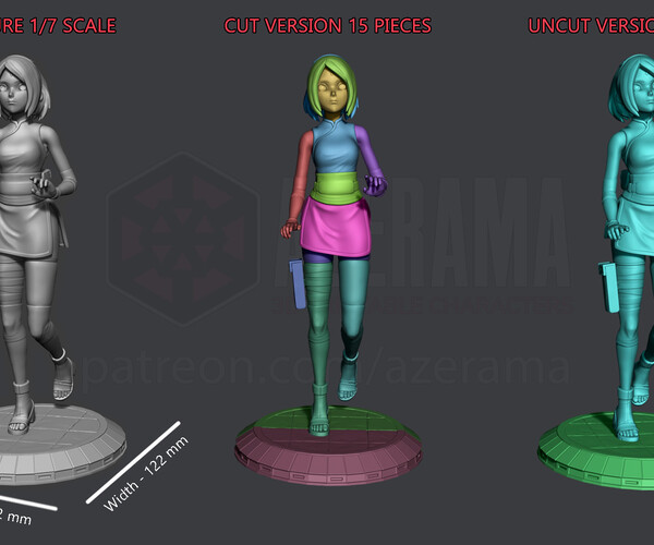 ArtStation - Sakura STL Ready for 3D Printing | Resources