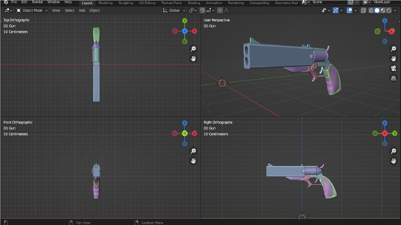 ArtStation - Revolver | Game Assets