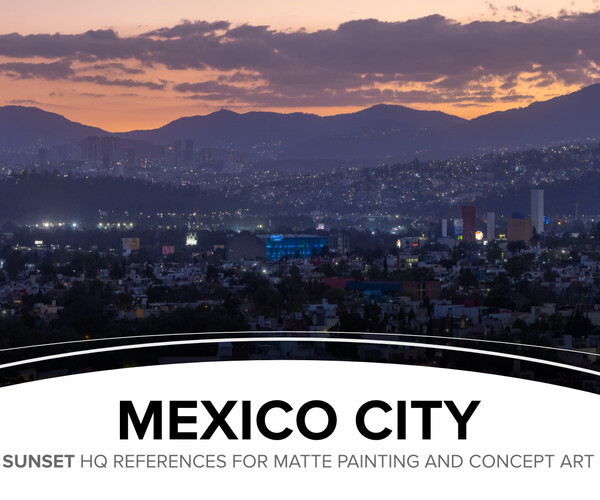 ArtStation - Mexico City Sunset Reference Pack 1 | Resources