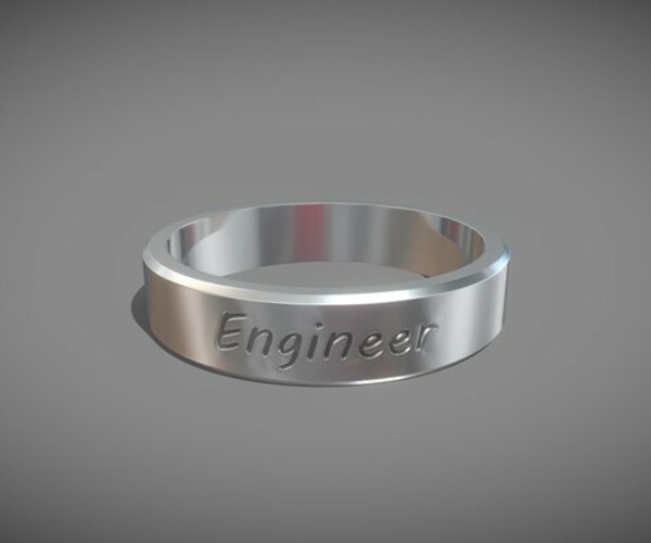 ArtStation - Engineer Ring Silver | Resources