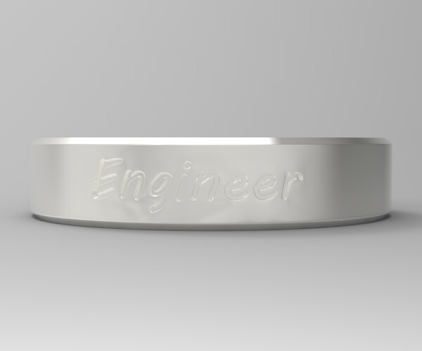 ArtStation - Engineer Ring Silver | Resources