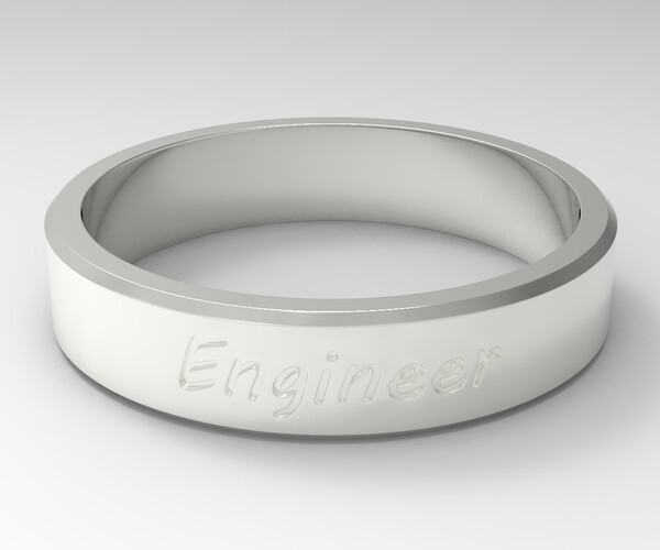 ArtStation - Engineer Ring Silver | Resources