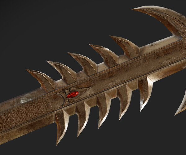 ArtStation - Ritual sword | Game Assets