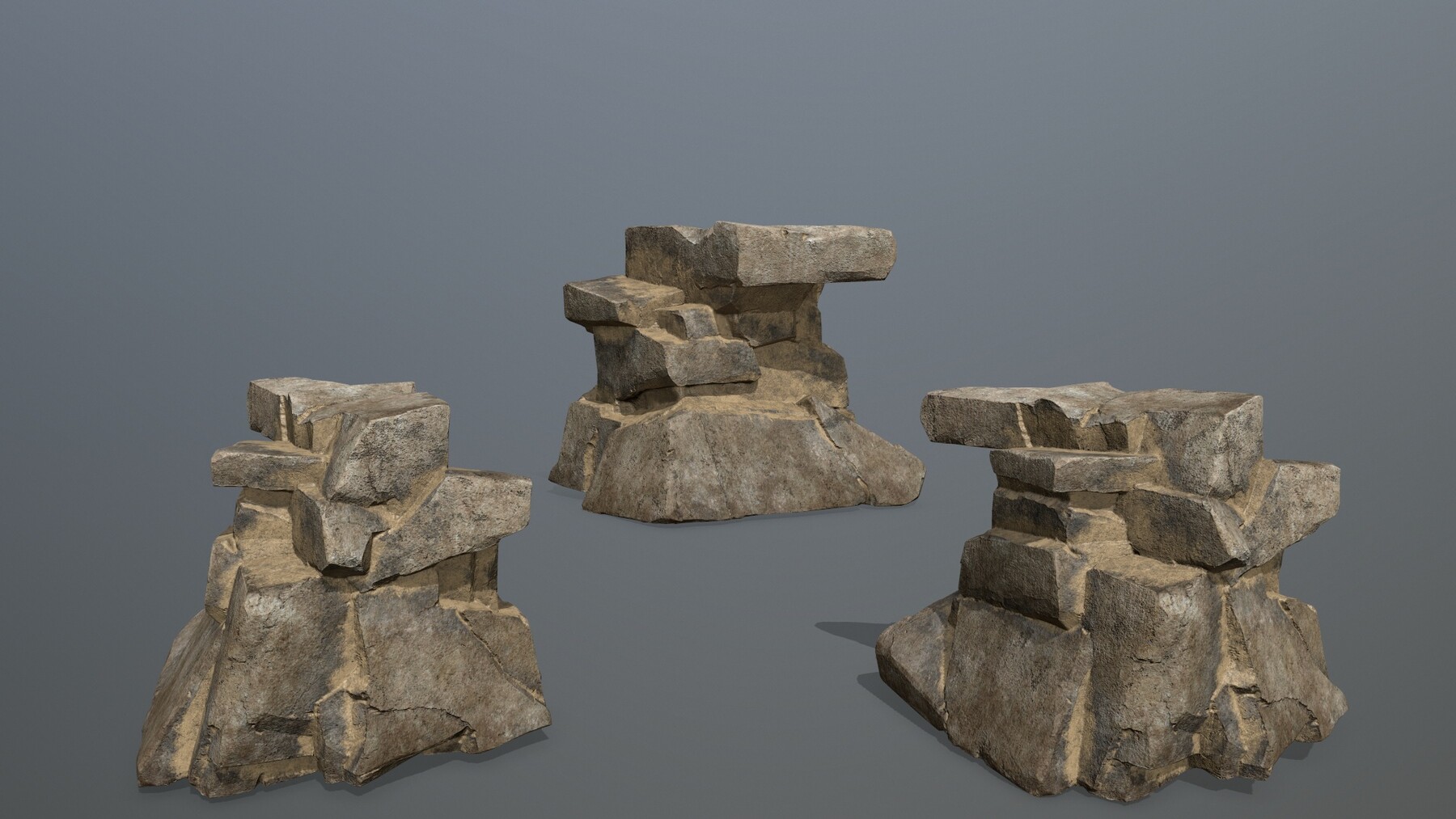 ArtStation - desert rocks | Game Assets