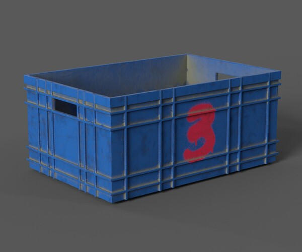 ArtStation - low-poly box | Game Assets