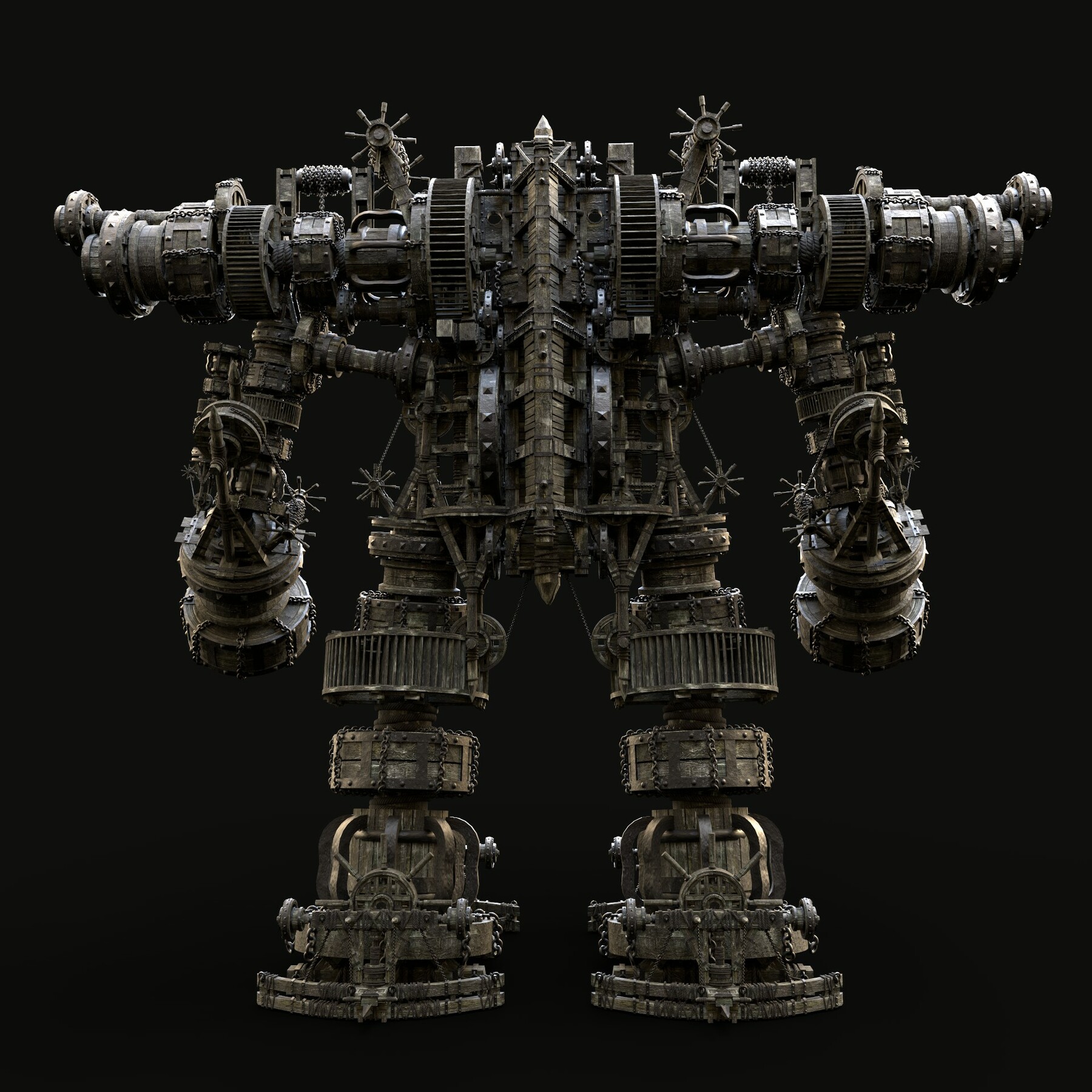 ArtStation - MECH GIANT ROBOT SIEGE ENGINE MACHINE WAR AAA MEDIEVAL ...