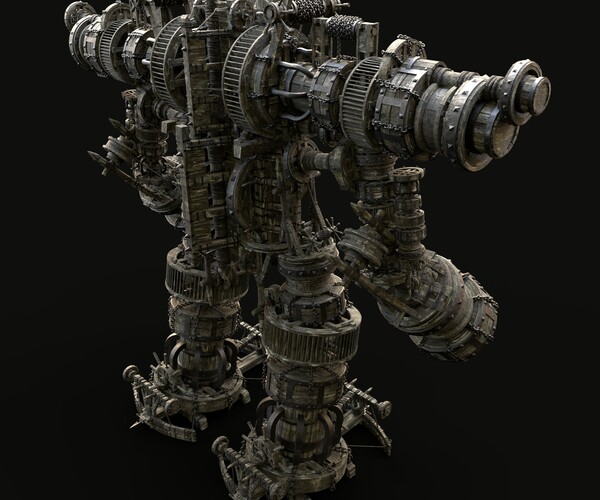 ArtStation - MECH GIANT ROBOT SIEGE WAR MACHINE MEDIEVAL MECHA ...