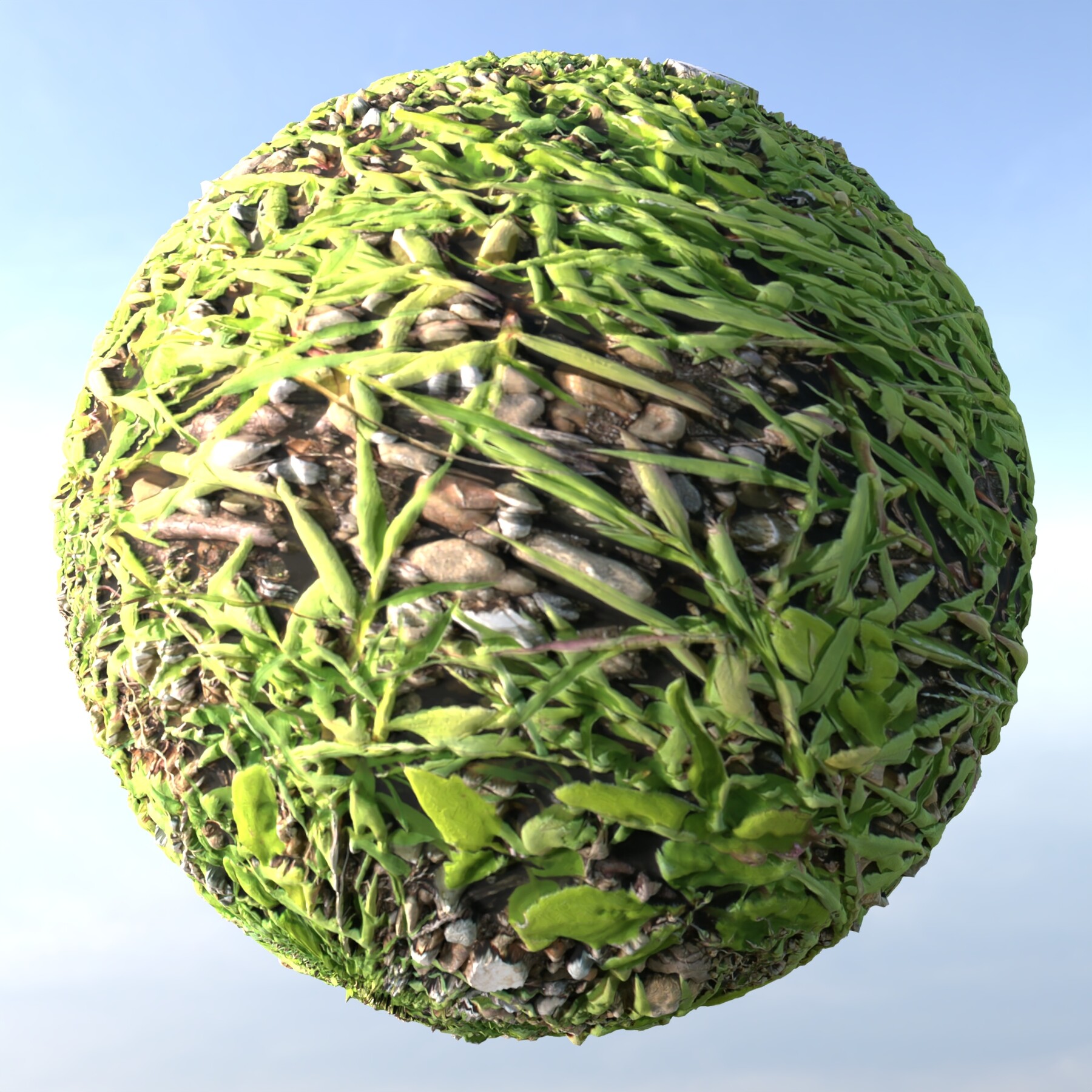 ArtStation - Grass Ground 1 PBR Material | Game Assets