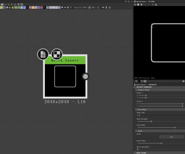 ArtStation - Quick Square - Substance Designer Custom Node | Resources