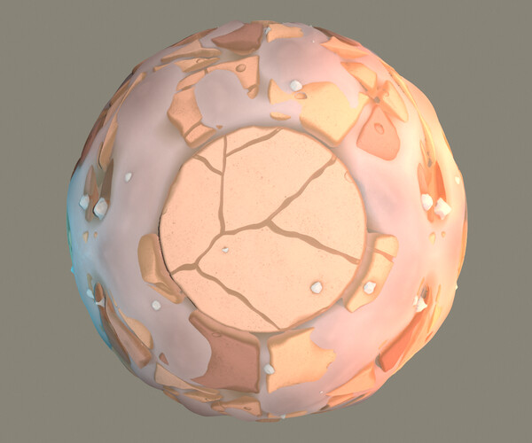 ArtStation - Circular Ground - Stylized Texture | Game Assets