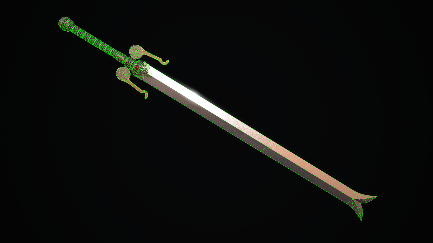 ArtStation - Emperor Serpent Sword | Game Assets