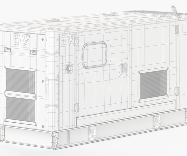 ArtStation - Diesel Generators 01 3D model | Resources