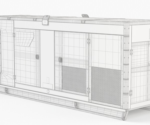 ArtStation - Diesel Generators 02 3D model | Resources