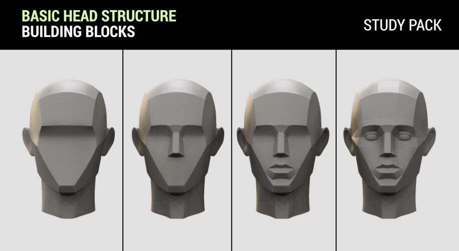 Gusztav Velicsek - Basic Head Structure Building Blocks