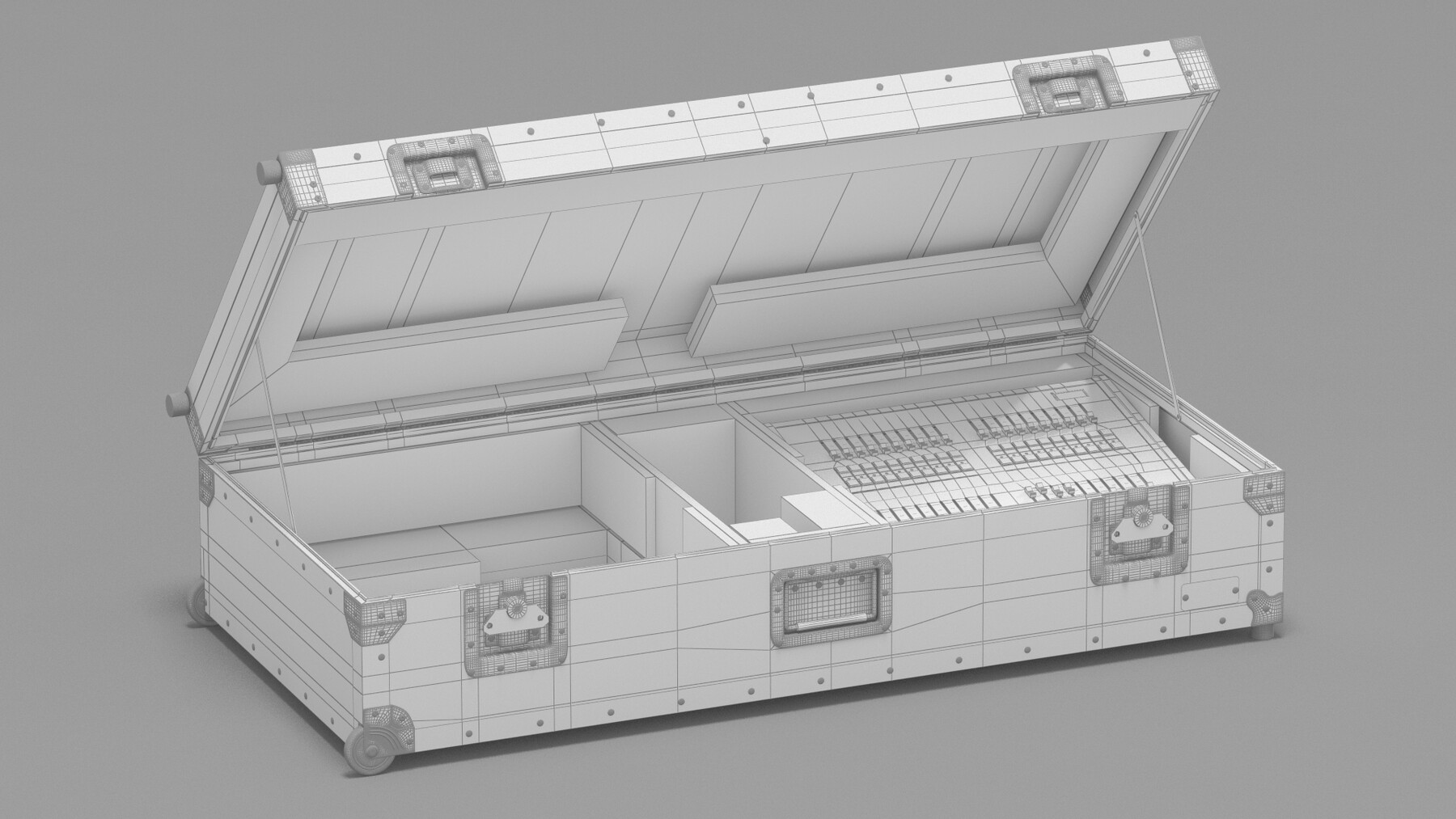 ArtStation - Flight Cases With Device Small 01 3d Model | Resources