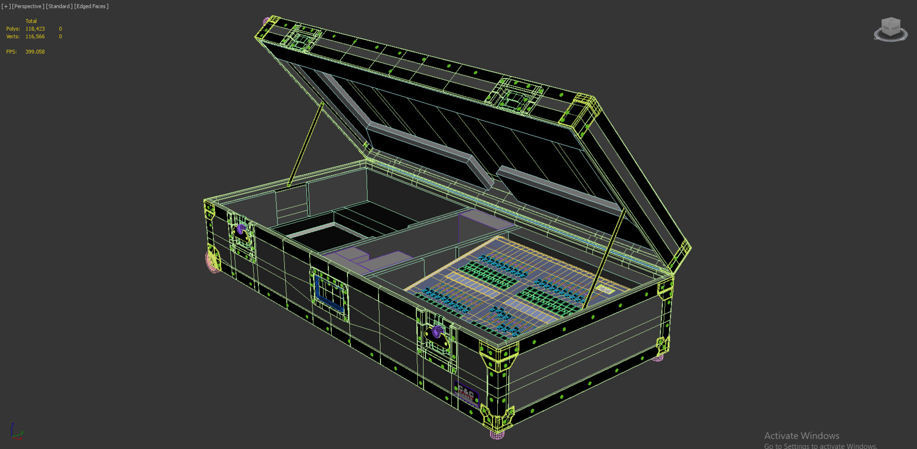 ArtStation - Flight Cases With Device Small 01 3d Model | Resources