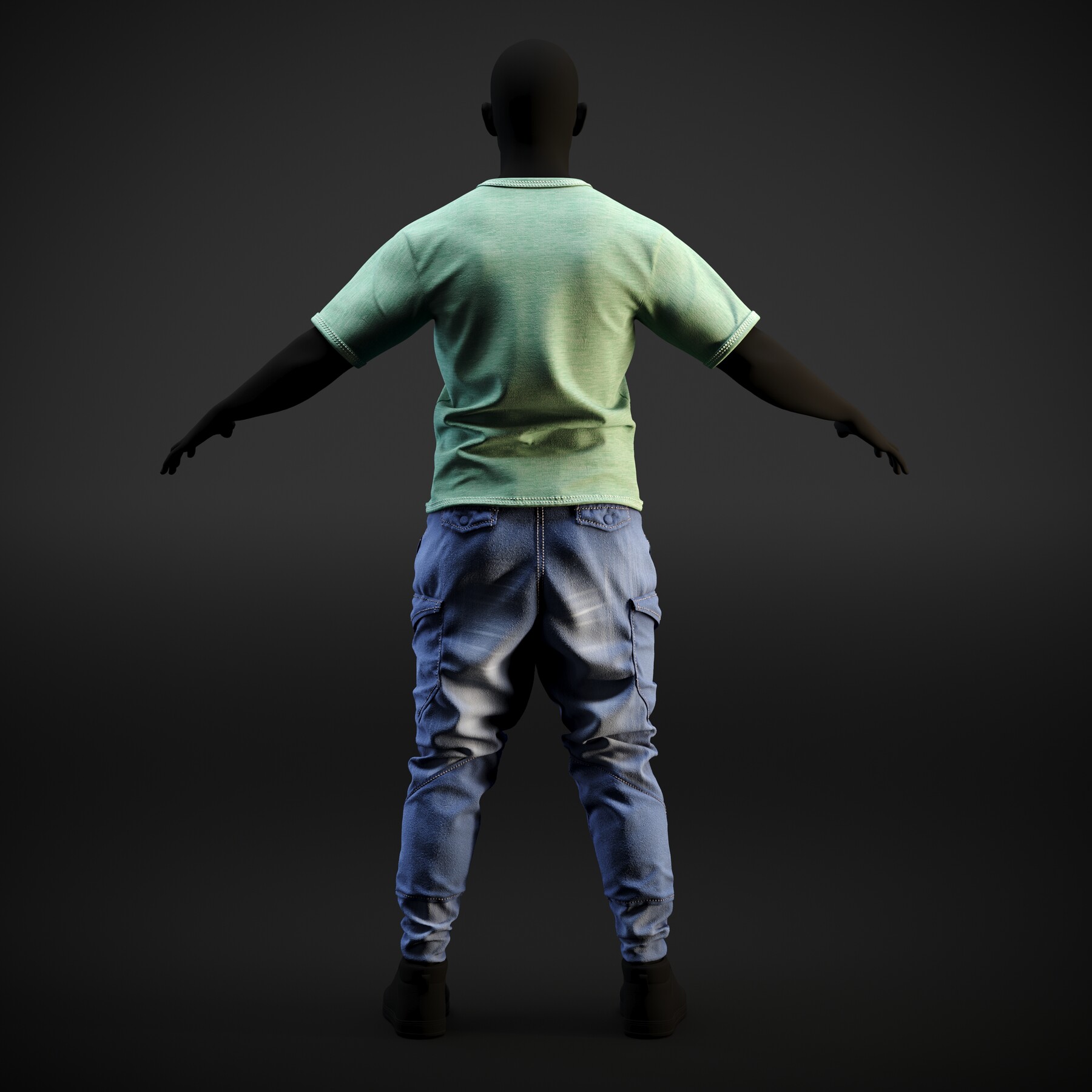 ArtStation - Men Clothes High Poly Clean Retopology 3D model | Game Assets