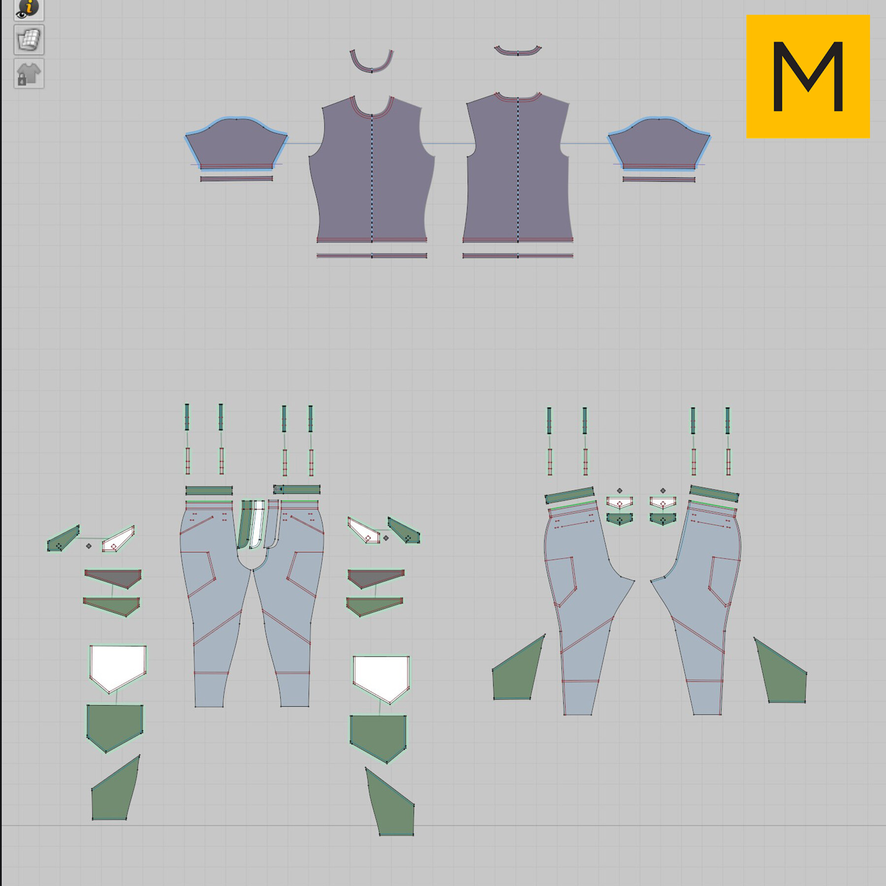 ArtStation - Men Clothes High Poly Clean Retopology 3D model | Game Assets