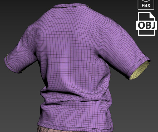 ArtStation - Men Clothes High Poly Clean Retopology 3D model | Game Assets