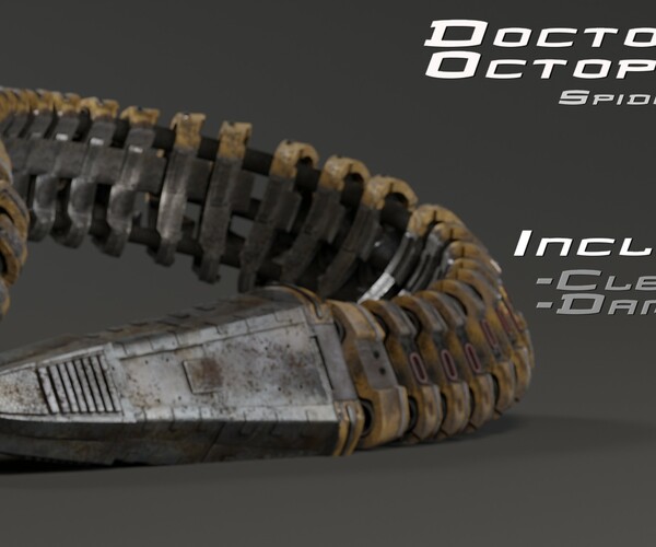 ArtStation - Spider-Man 2 Doctor Octopus aka Doc Ock Mechanical Arms 3D ...