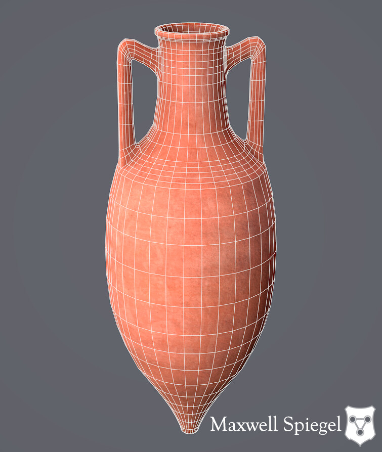 ArtStation - Pottery 3B Amphora | Game Assets