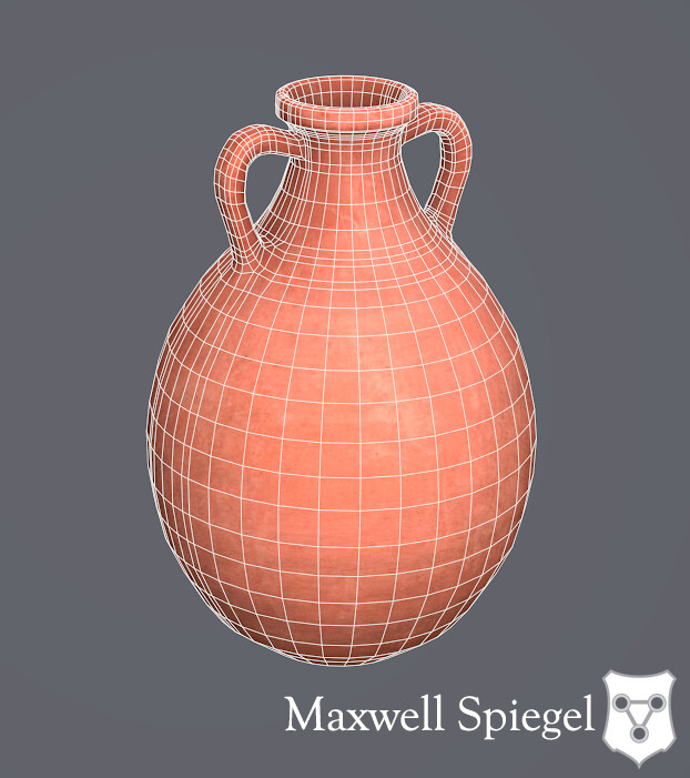 ArtStation - Pottery 4B Amphora | Game Assets