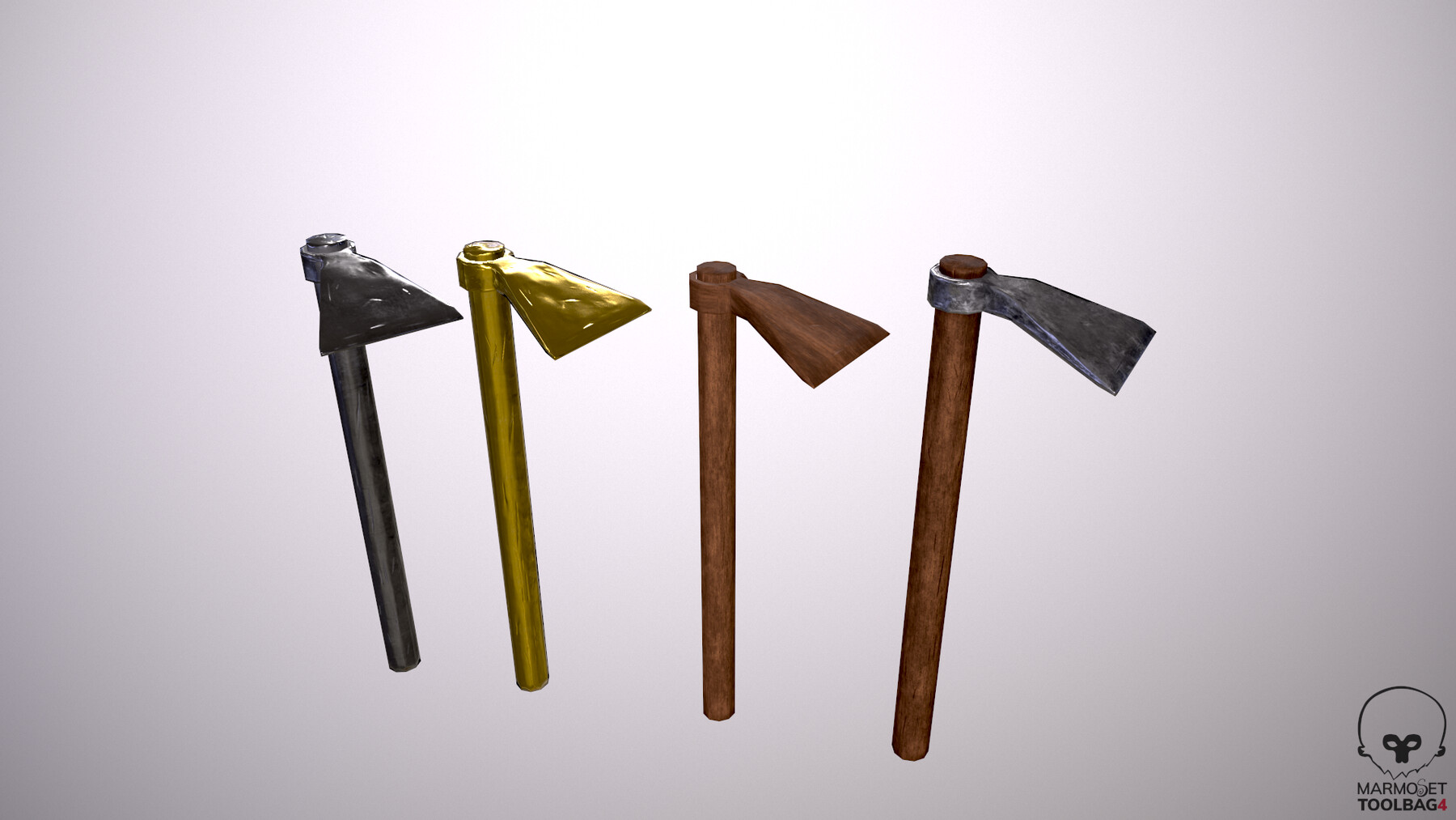 ArtStation - Hoe Lowpoly | Game Assets