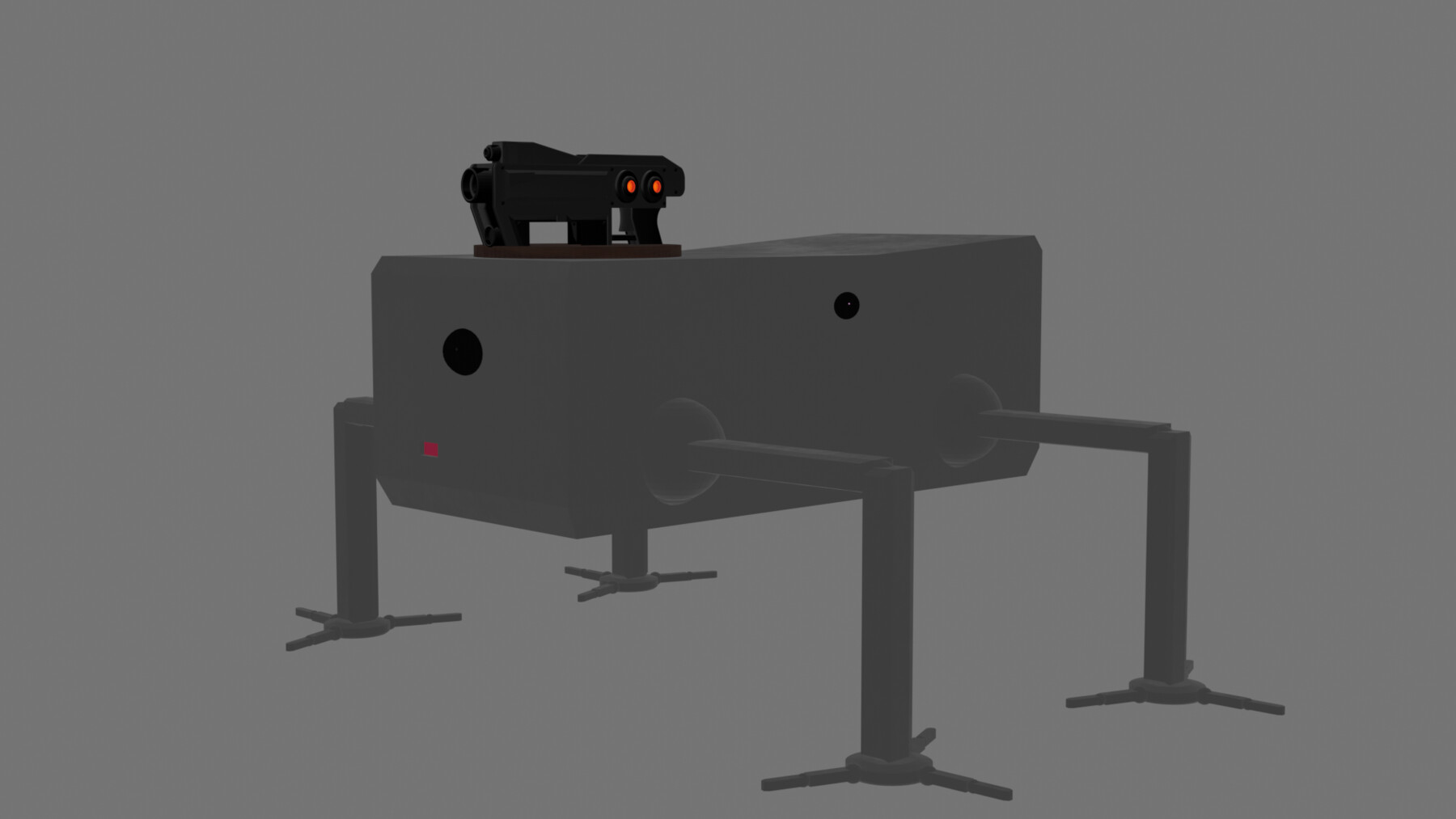 ArtStation - Walking robot 3D model | Resources