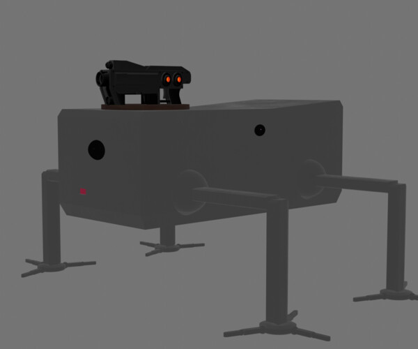 ArtStation - Walking robot 3D model | Resources