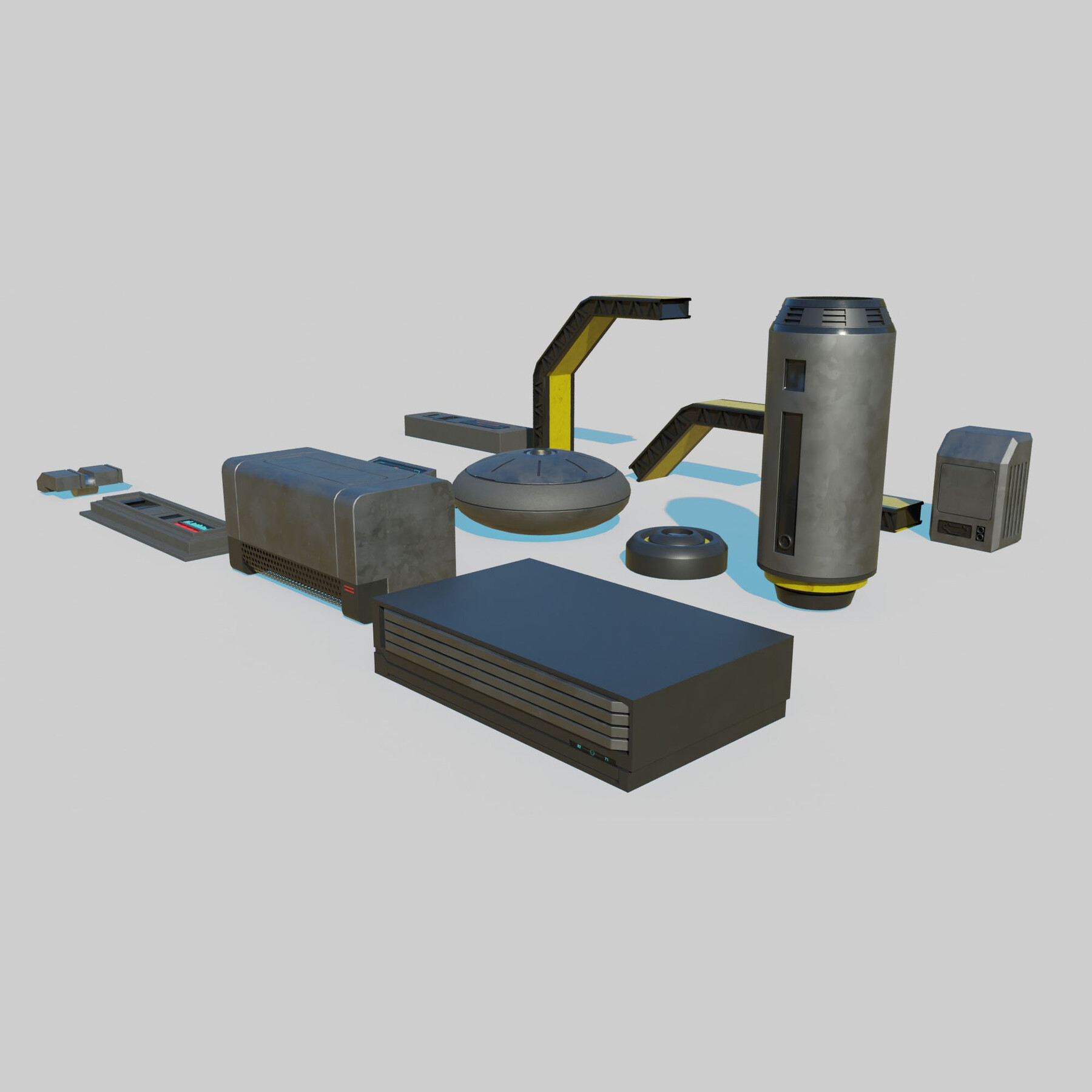 ArtStation - Cyberpunk Kitbash | Resources