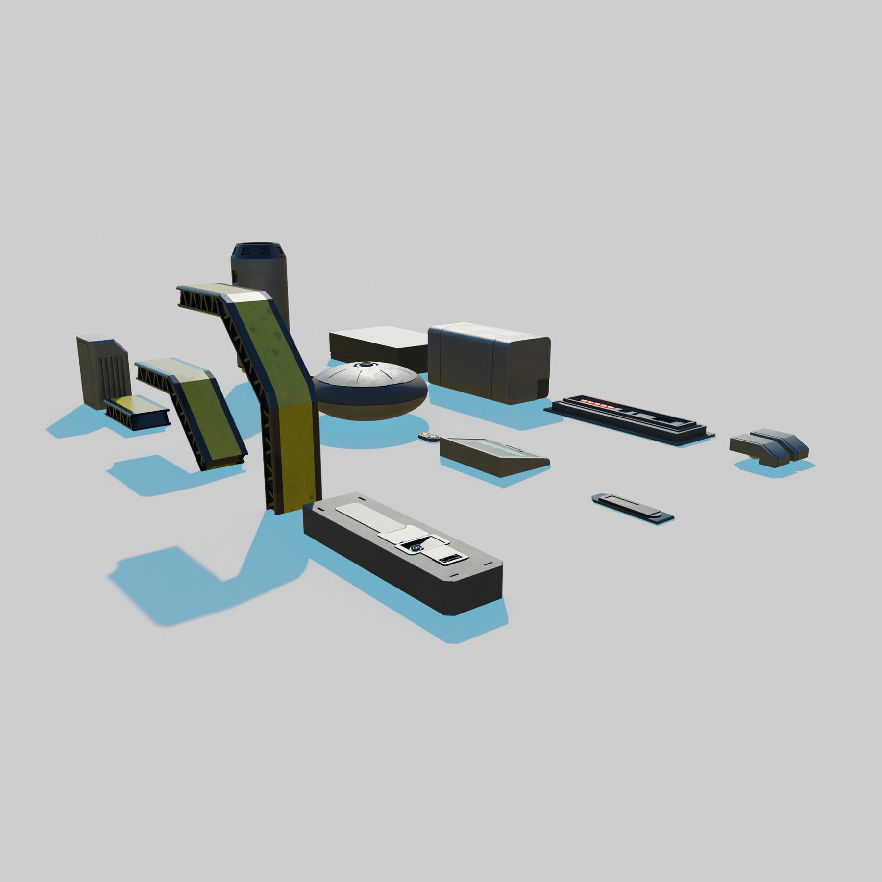 ArtStation - Cyberpunk Kitbash | Resources