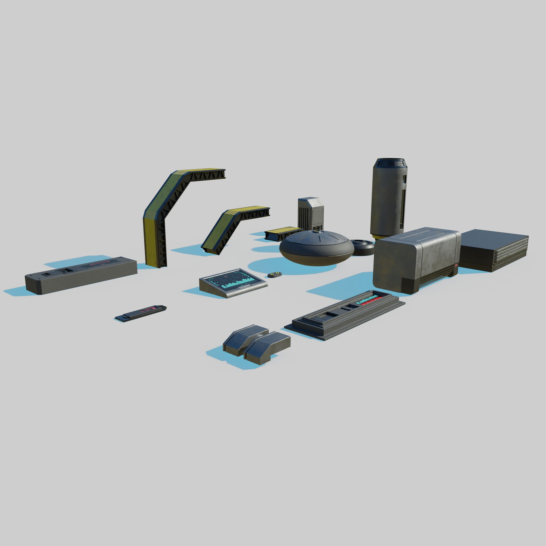 ArtStation - Cyberpunk Kitbash | Resources