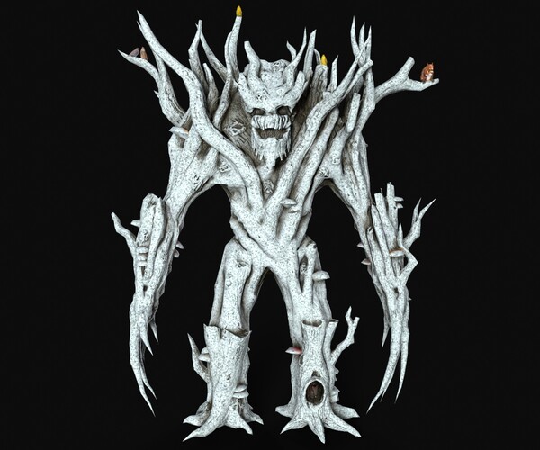 ArtStation - Treant Low-poly 3D model | Game Assets