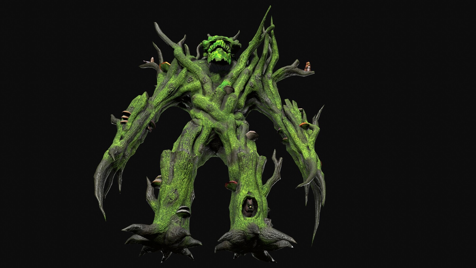 ArtStation - Treant Low-poly 3D model | Game Assets