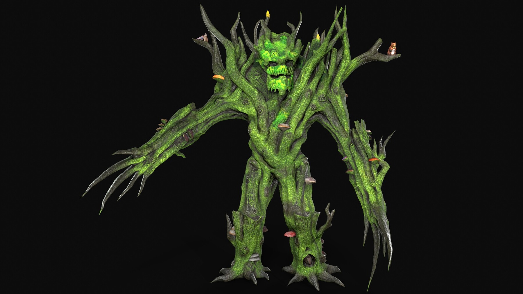 ArtStation - Treant Low-poly 3D model | Game Assets