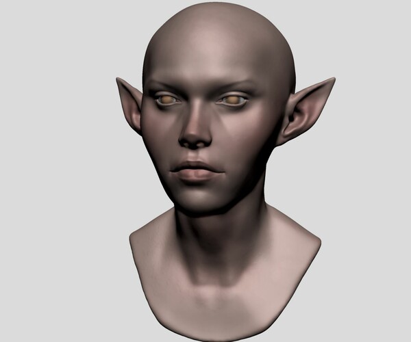 ArtStation - Elf Head 02 | Resources