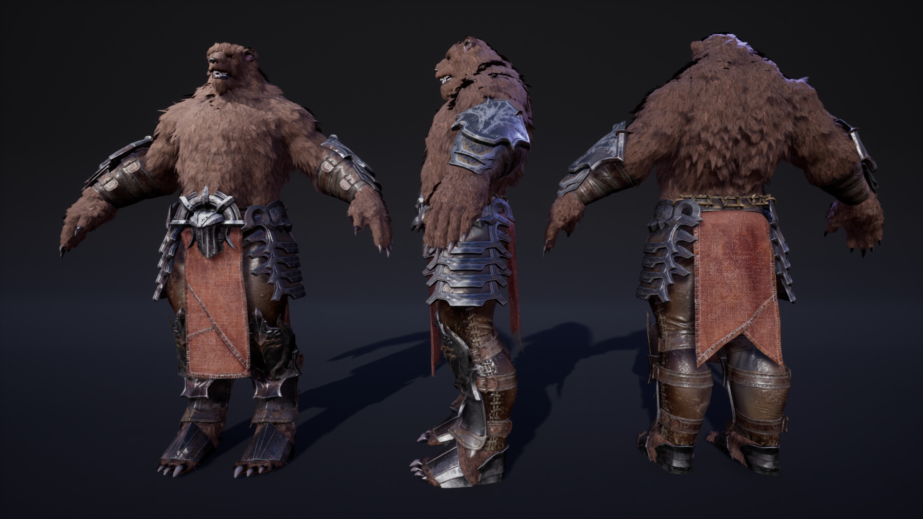 ArtStation - Bear Warrior | Game Assets