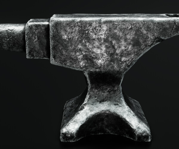 ArtStation - ANVIL PBR Low Poly Game ready Low-poly 3D model | Game Assets