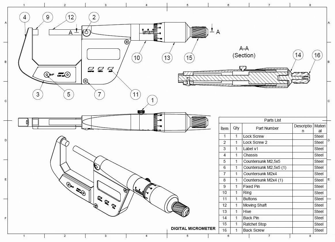ArtStation - Digital Micrometer | Resources