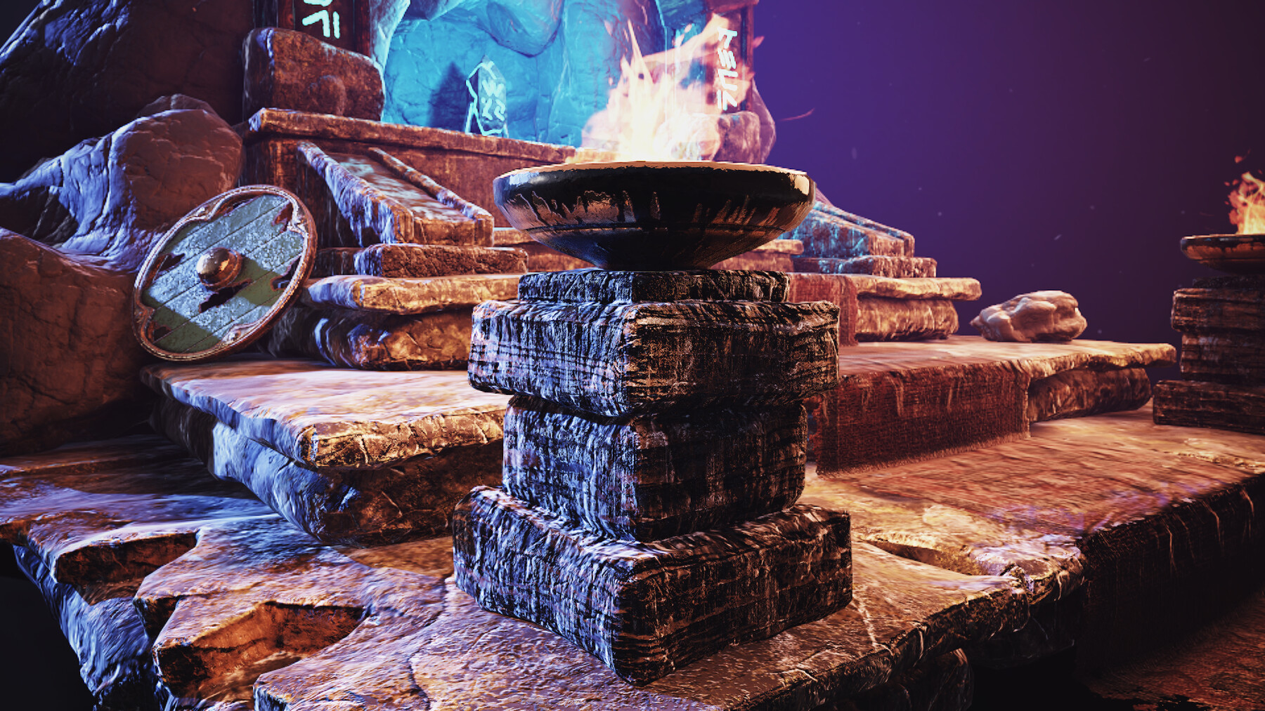 ArtStation - Magic Altar Low Poly PBR Game ready Low-poly | Game Assets