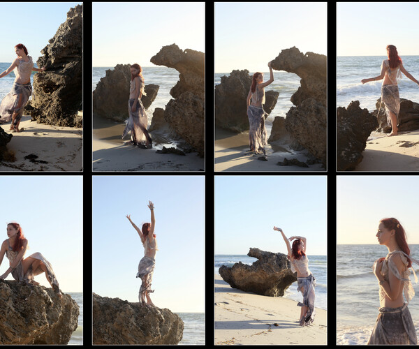 ArtStation - x144 Dancing Beach at Sunset - Pose Reference Pack | Resources