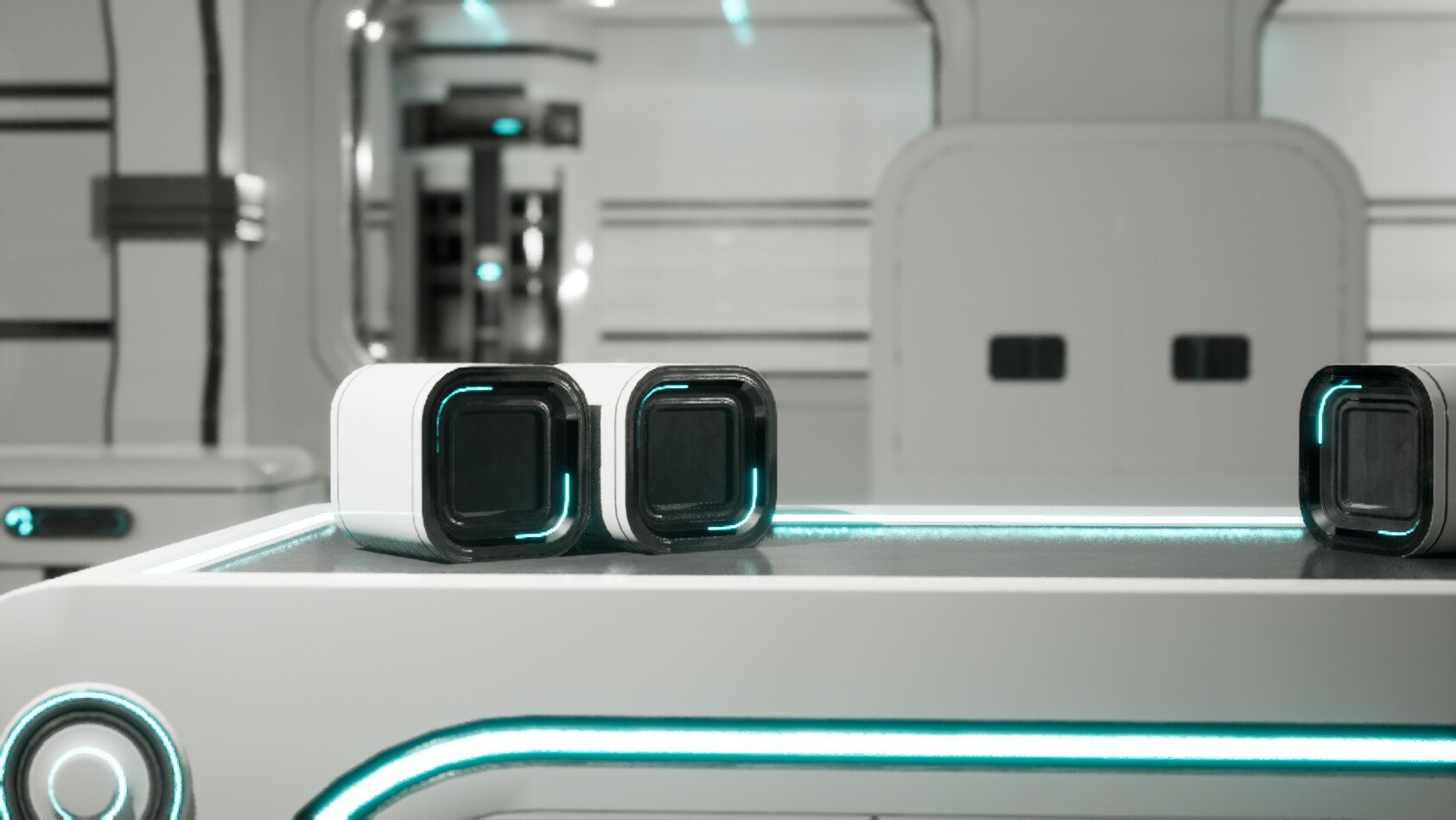 ArtStation - Modular Sci Fi Space Laboratory - Single Trim Sheet ...