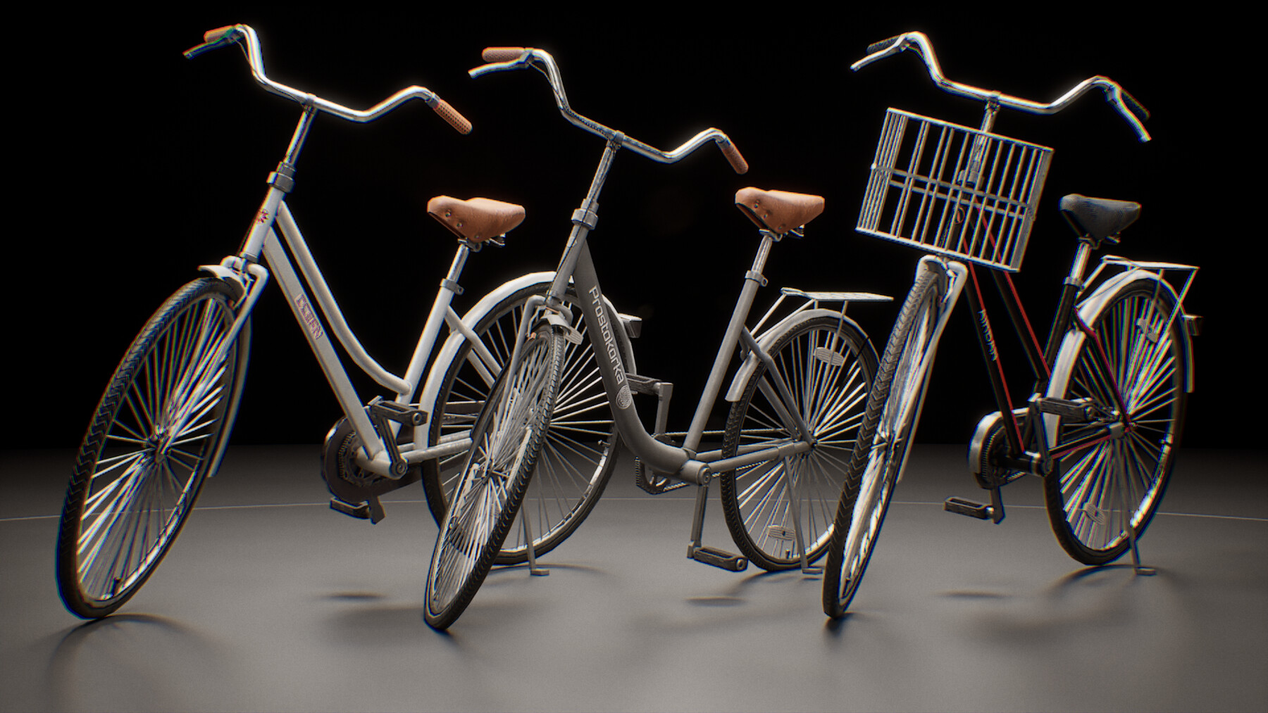 ArtStation - 3 Bicycles ( 3D model Bike ) | Resources