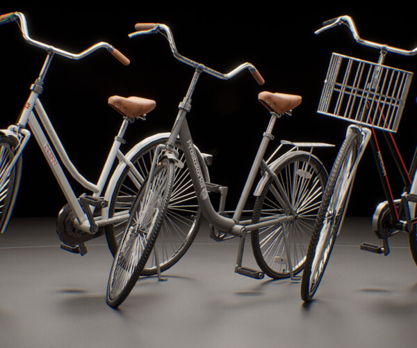 ArtStation - 3 Bicycles ( 3D model Bike ) | Resources