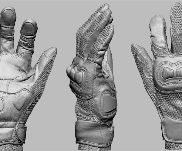 ArtStation - Motor Gloves 003 | Game Assets