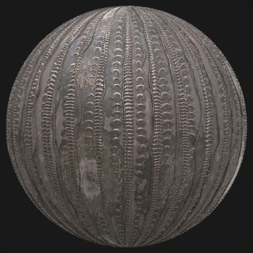ArtStation - Alien PBR Textures Pack - 4K resolution | Game Assets