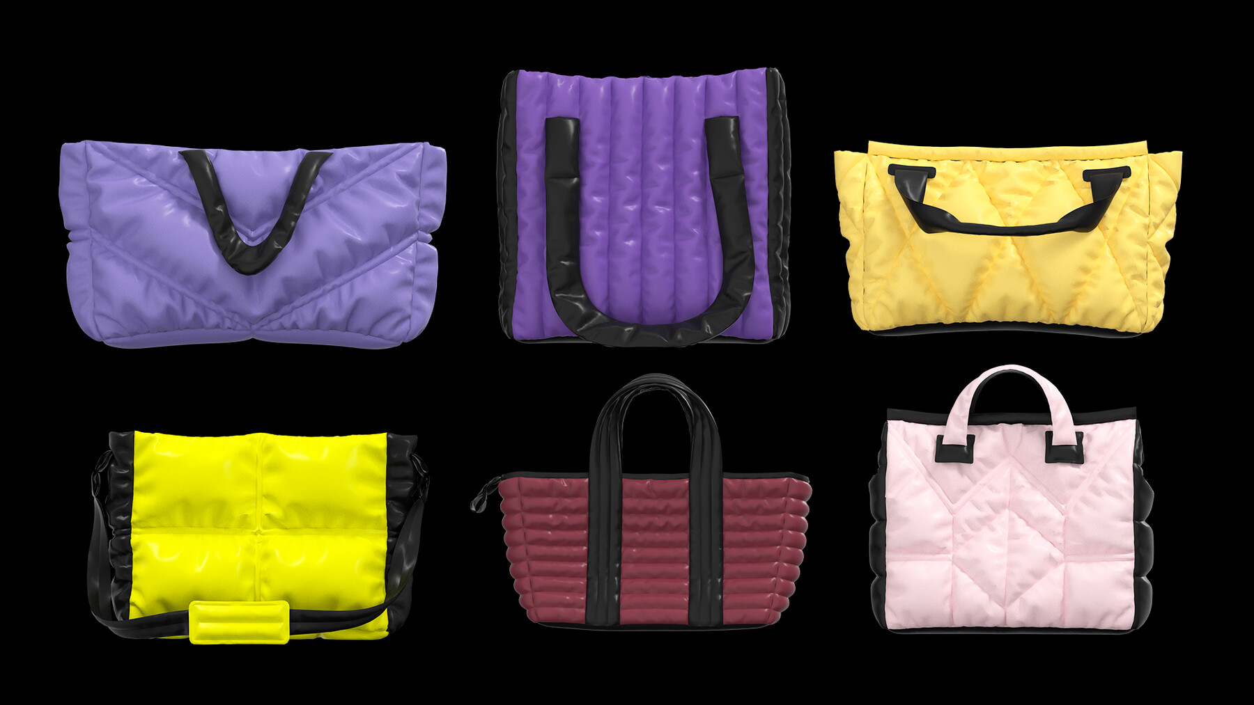 ArtStation - Future Fashion Bags / Handbag Pack Vol.1 - Clo 3D ...